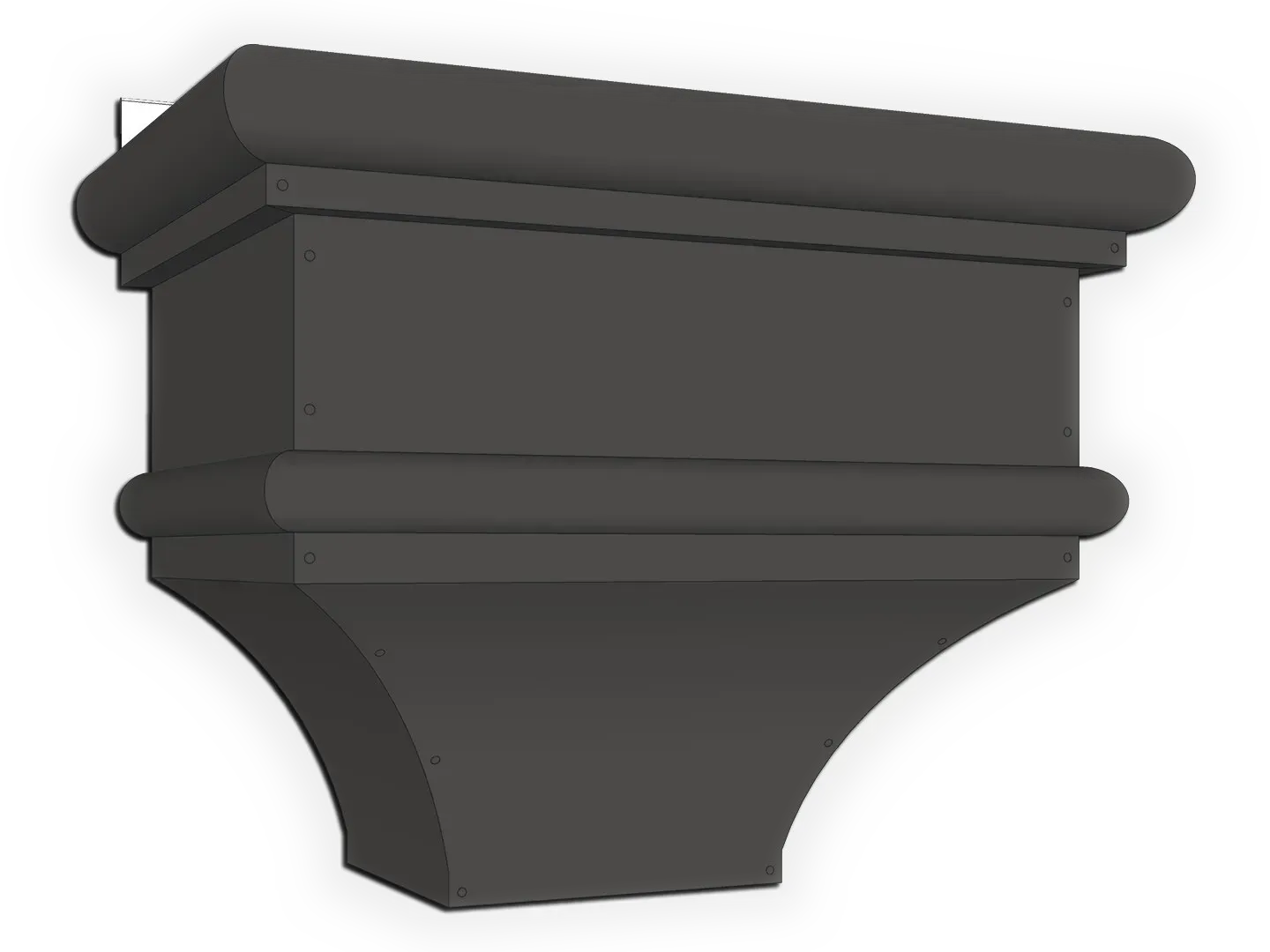 The Bedford Small Leader Head | KM Sheet Metal